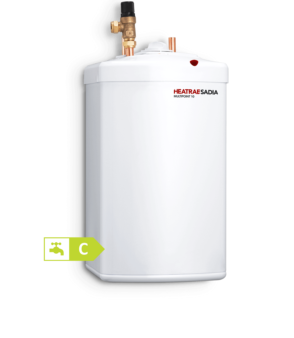 Multipoint 10 and 15 Litre - Compact unvented water heater